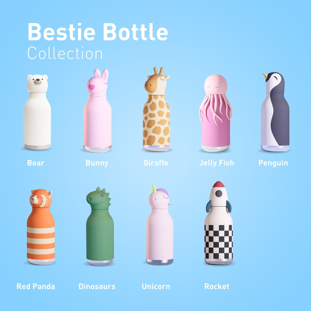 ASOBU Bestie Bottle 460ML - Bear - Asobu Indonesia