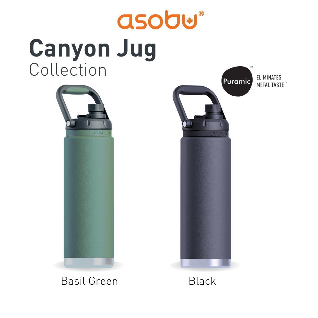 ASOBU Canyon Jug 1,4L - Black Puramic - Asobu Indonesia