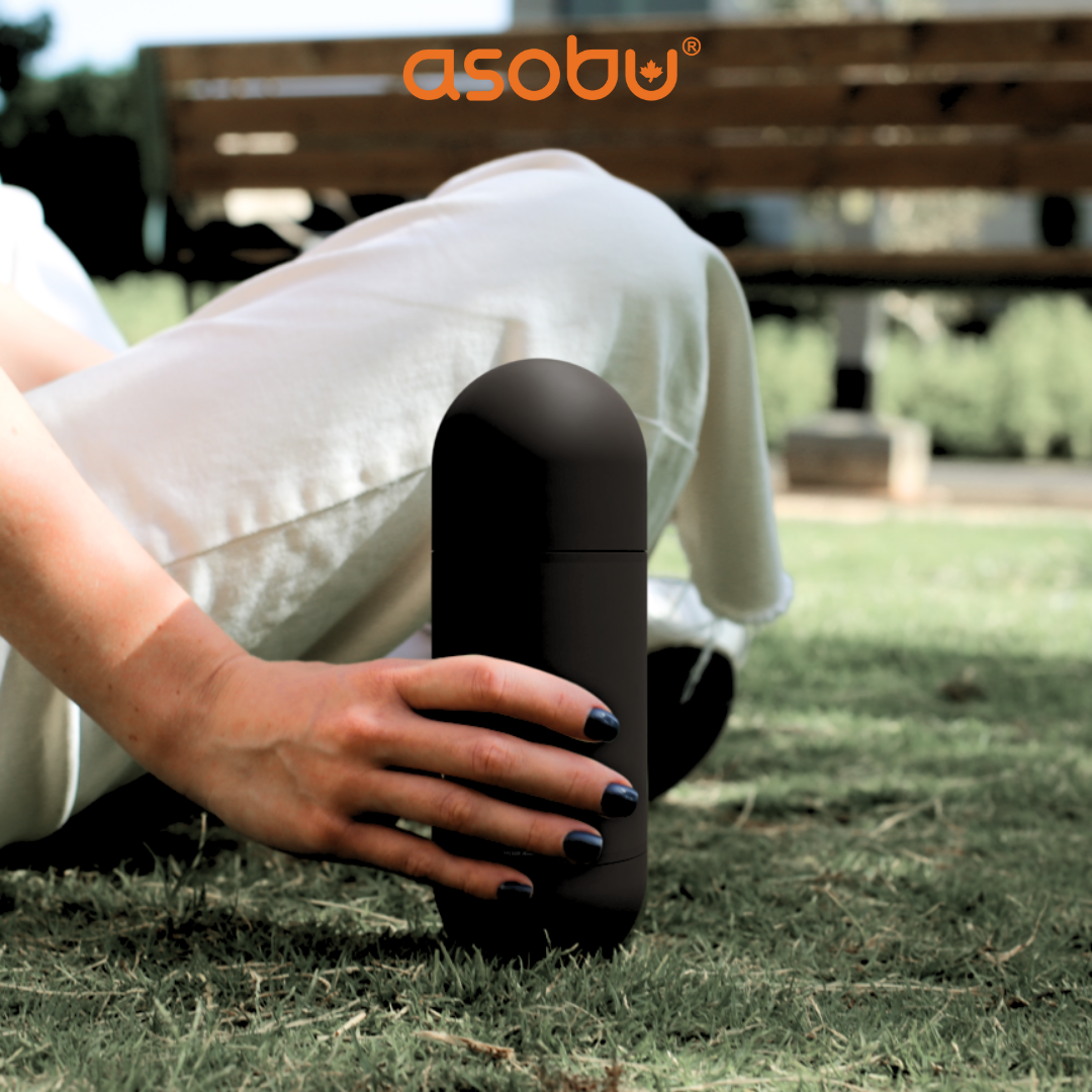 ASOBU Orb Bottle 420ML - Black Puramic - Asobu Indonesia