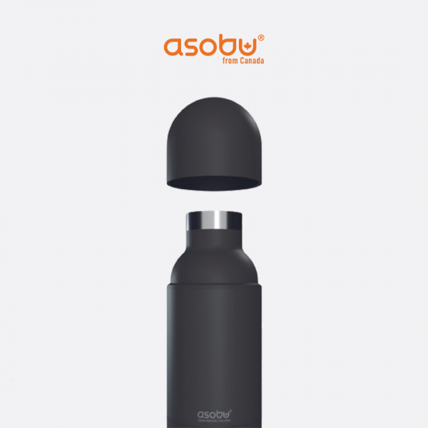 ASOBU Orb Bottle 420ML - Black Puramic - Asobu Indonesia